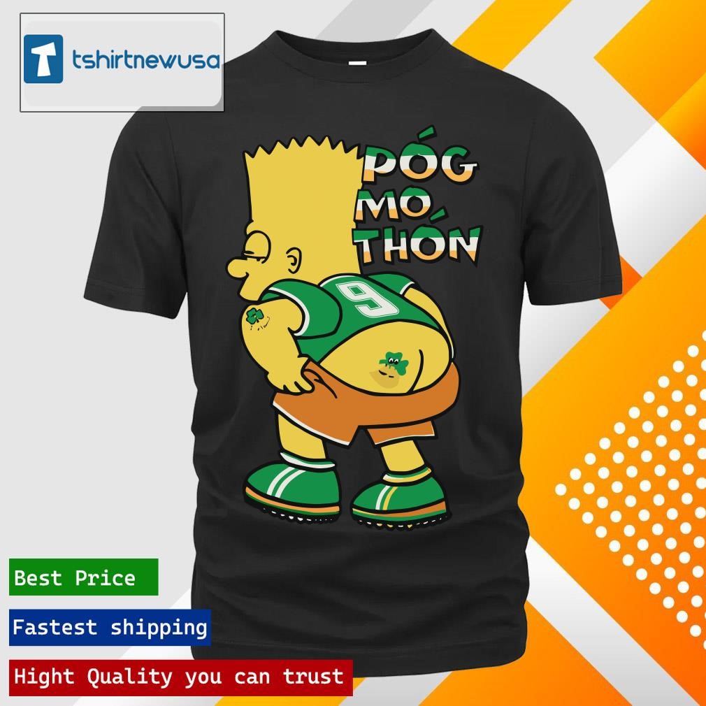 Awesome Bart Simpson Pog Mo Thon Shirt, hoodie and long sleeve tee