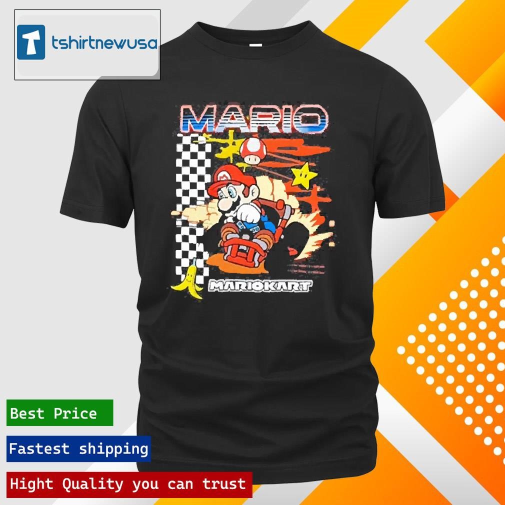 Official Mario Kart Racing Finish Line 2024 Shirts, hoodie and long ...