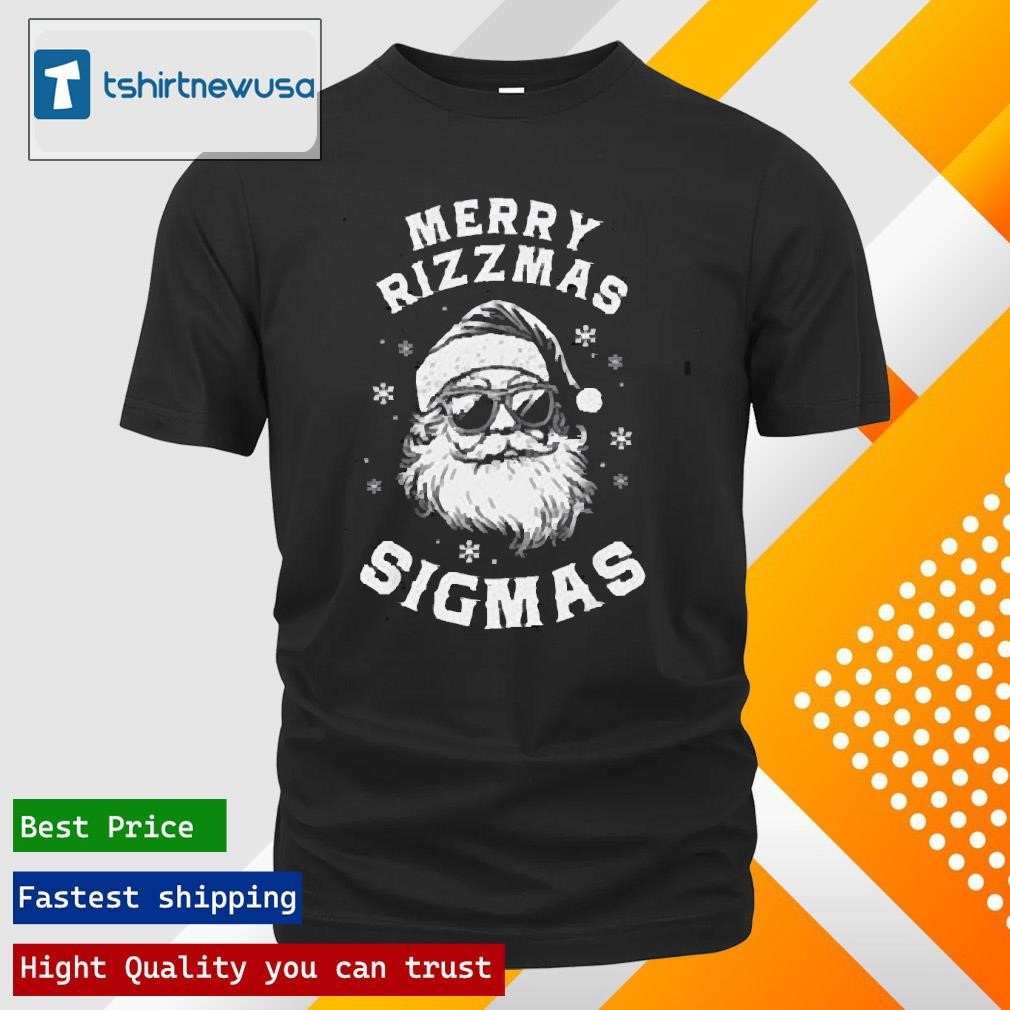 Top Funny Merry Rizzmas Sigmas Kids Teens School Christmas Santa 2024 ...