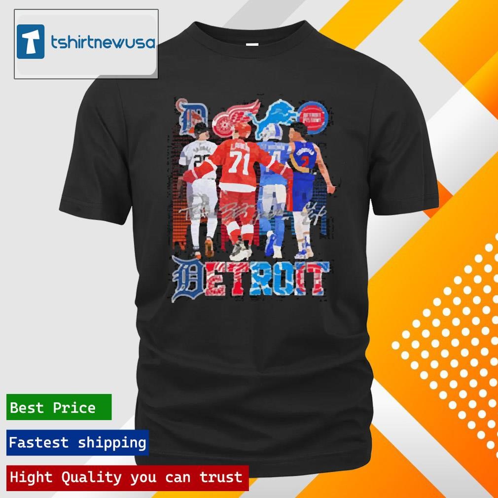 Best Detroit Sports Teams Tarik Skubal Dylan Larkin Amon Ra St. Brown ...