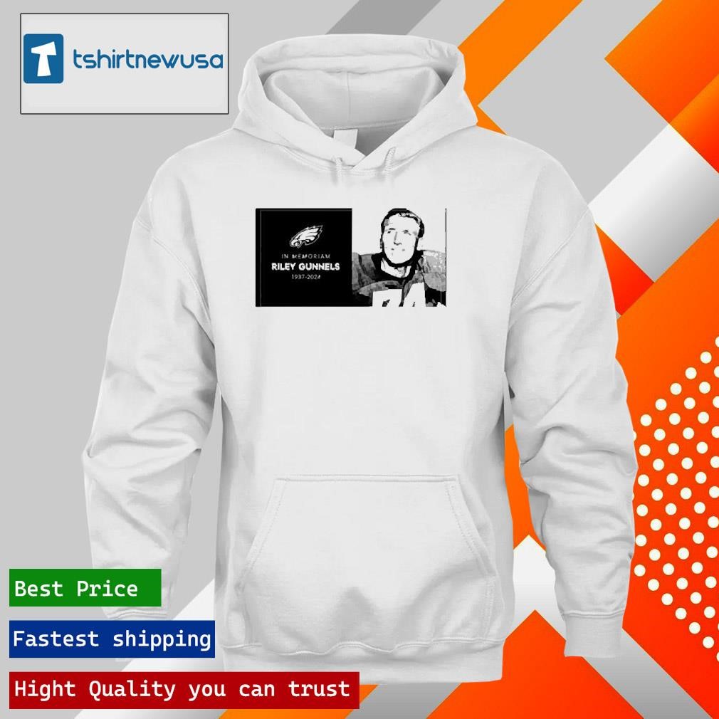 Official Philadelphia Eagles Nfl In Memoriam Riley Gunnels 1937 2024 T ...