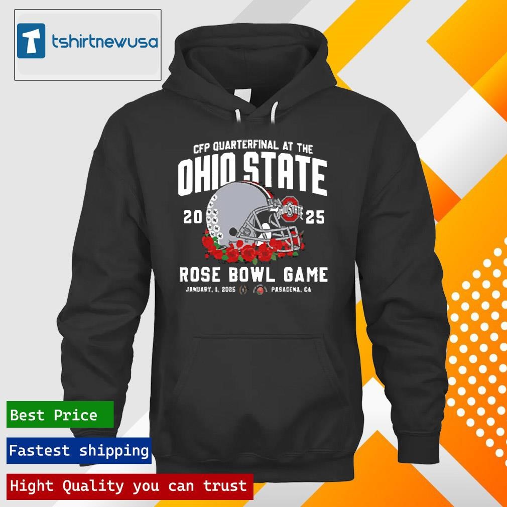 Premium CFP Quarterfinal At The Ohio State 2025 Rose Bowl Game T Shirts ...