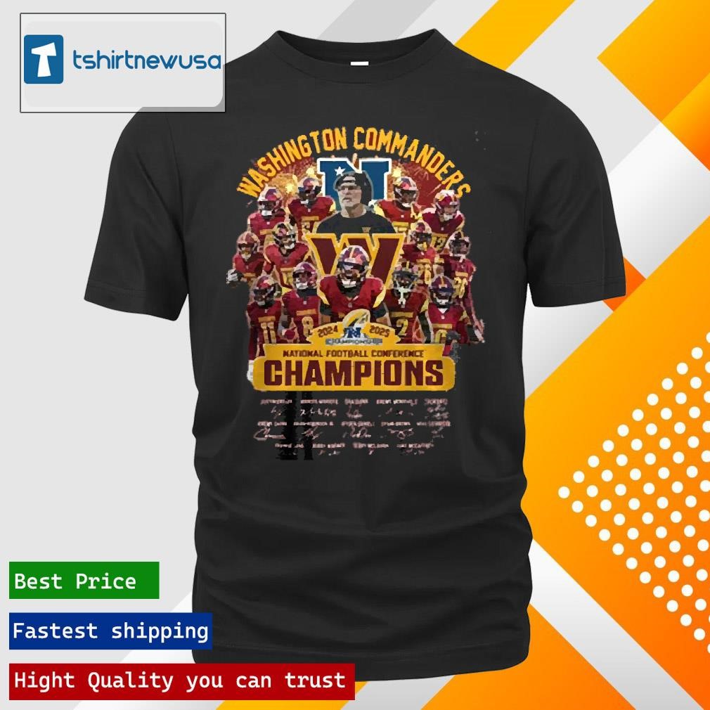 Best 2024 2025 Nfc Champions Washington Commanders Shirts, hoodie and ...