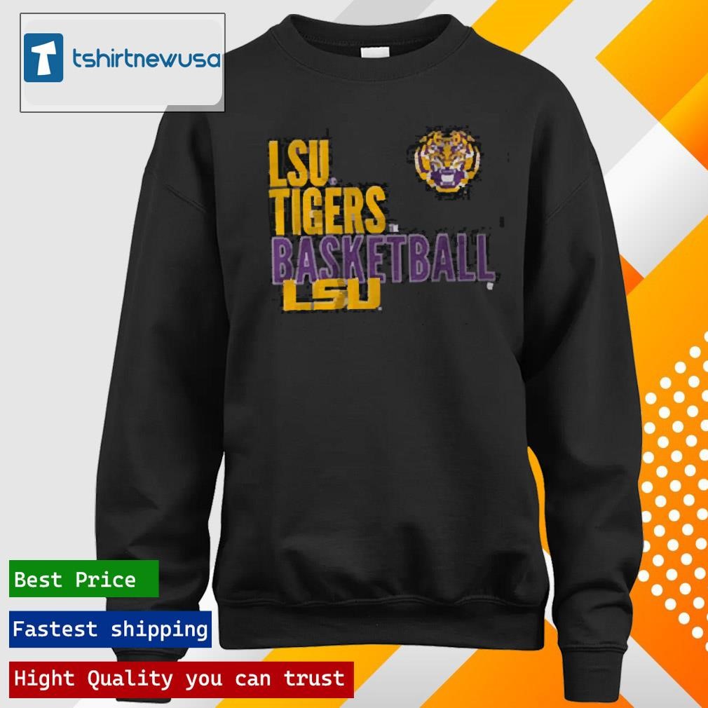 Funny LSU Basketball Text Logo Overlay 2025 T Shirt, hoodie and long ...