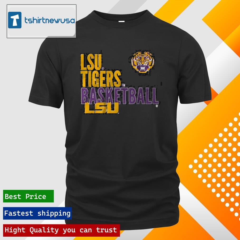 Funny LSU Basketball Text Logo Overlay 2025 T Shirt, hoodie and long ...