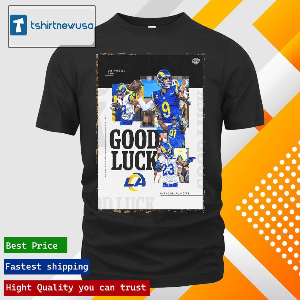 Original Los Angeles Rams Good Luck In The NFL Playoffs Wild Card 2025 ...