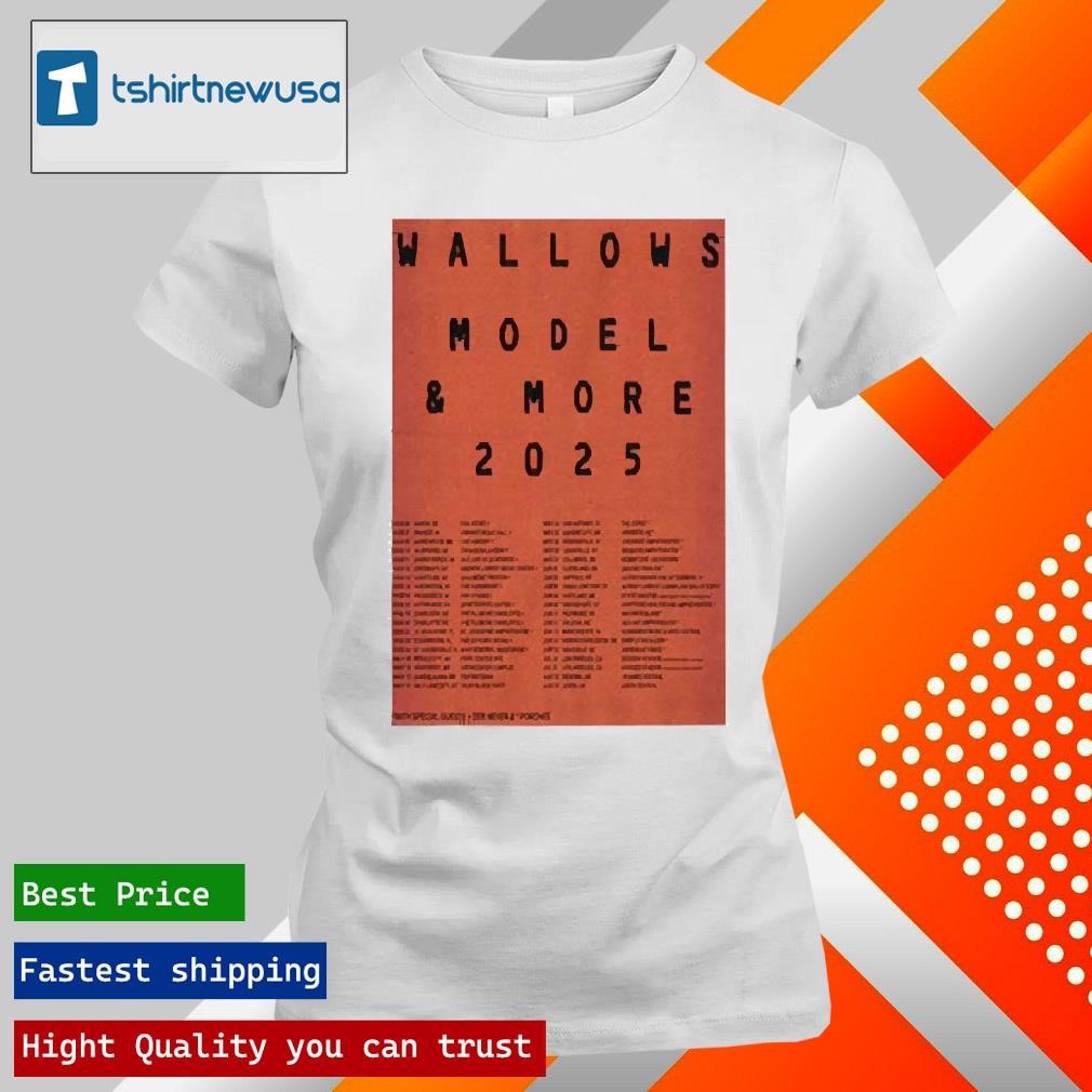 Original Wallows Model More Tour 2025 Event Shirts, hoodie and long ...