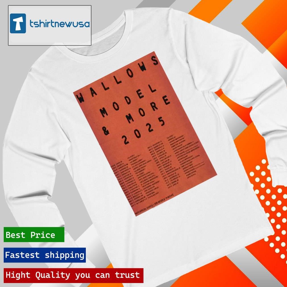 Original Wallows Model More Tour 2025 Event Shirts, hoodie and long ...