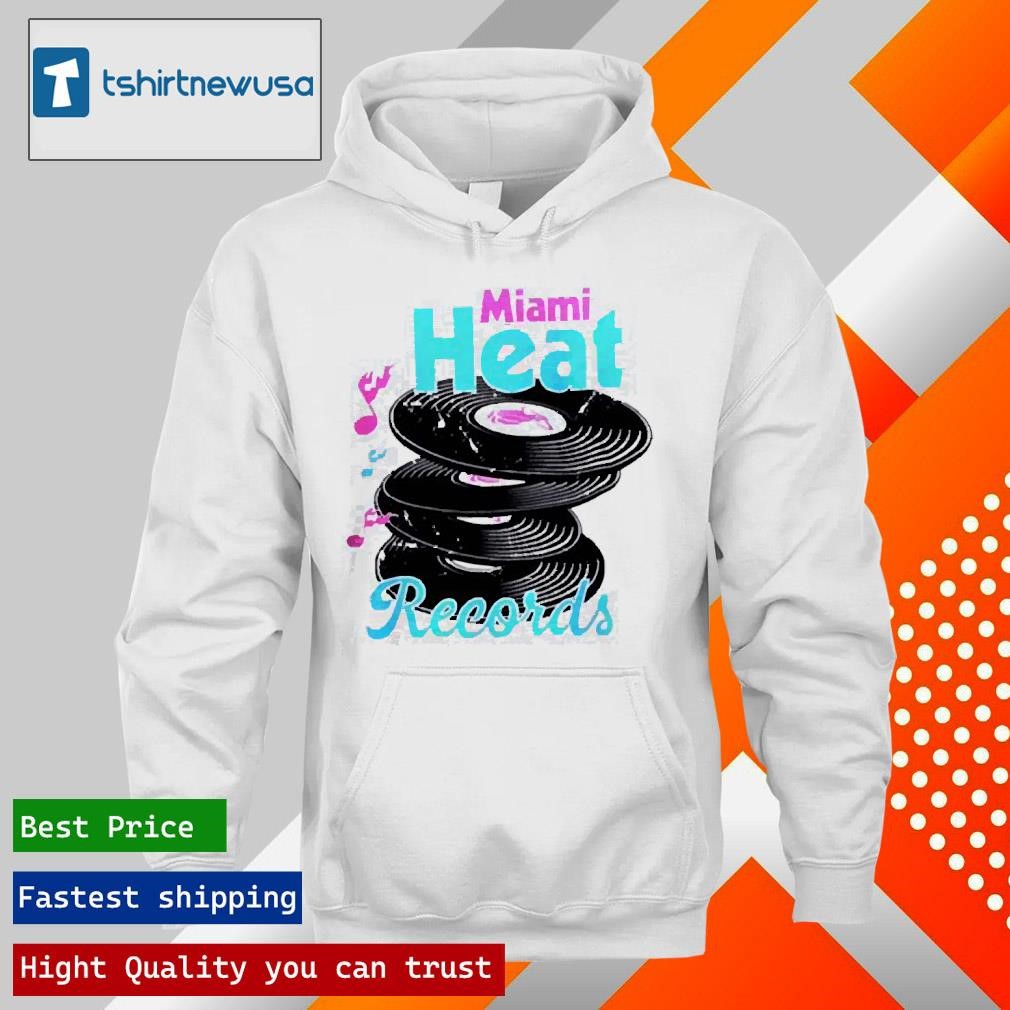 Premium Miami Heat Court Culture Original Vice Records Disks Stack Two ...