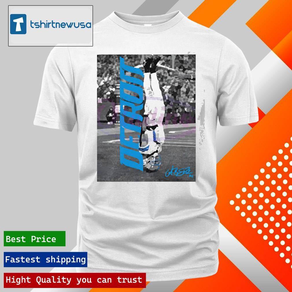 Top Amon Ra St Brown Headstand Celebration Detroit Football 2025 T ...