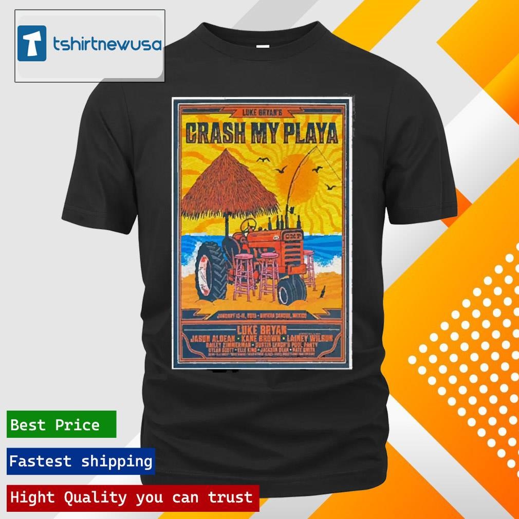 Top Crash My Playa Riviera Cancun Mexico 2025 Poster Shirts, hoodie and ...