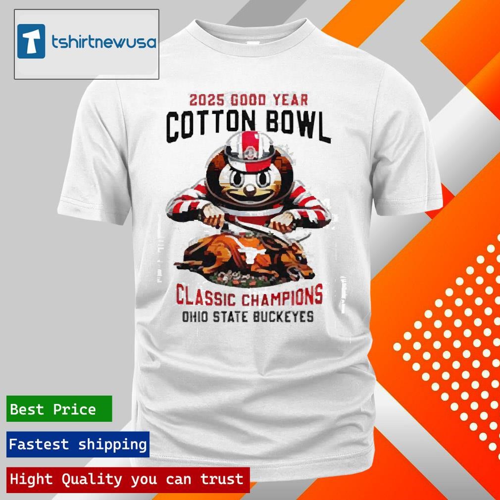 Top Mascot Ohio State Buckeyes vs Texas Longhorn 2025 Good Year Cotton ...