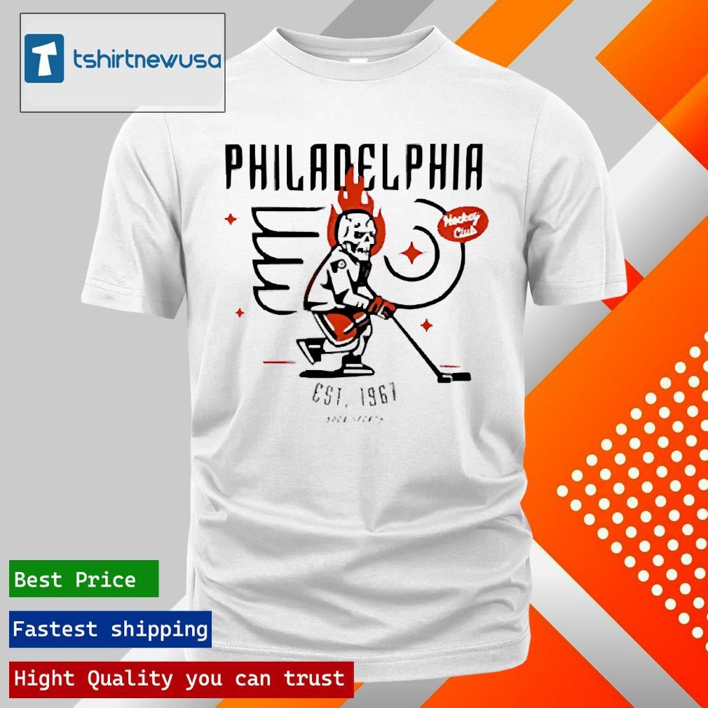 Funny Philadelphia Flyers Hockey Est 1967 Skeleton 2025 Shirts, hoodie ...