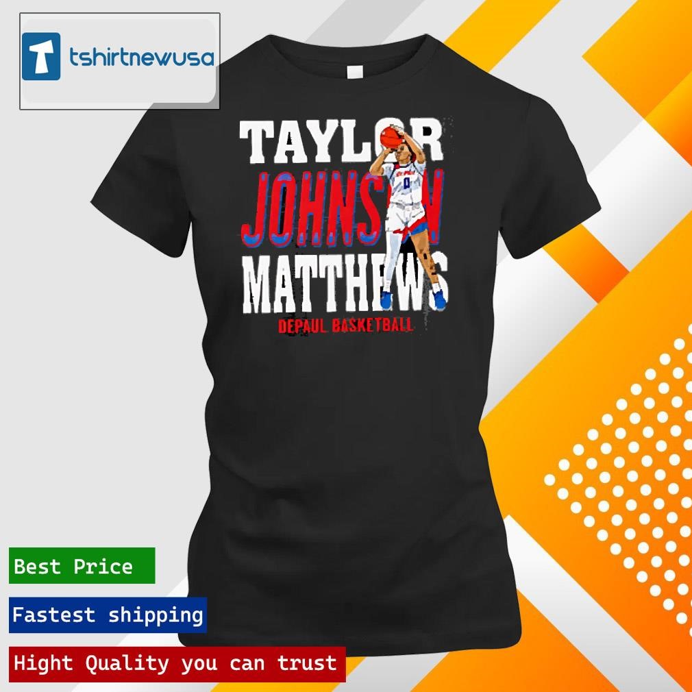 Funny Taylor Johnson Matthews Depaul Basketball Signature Cartoon 2025 ...