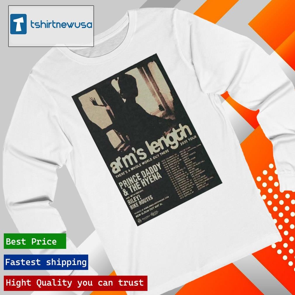 Original Arms Length Theres A Whole World Out There 2025 Tour Poster ...