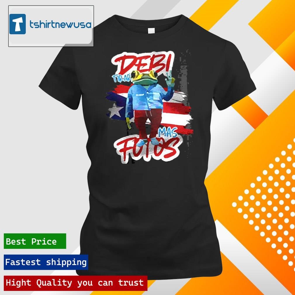 Premium Frog Debi Tirar Mas Fotos Bad Bunny Album Puerto Rico Flag 2025 ...