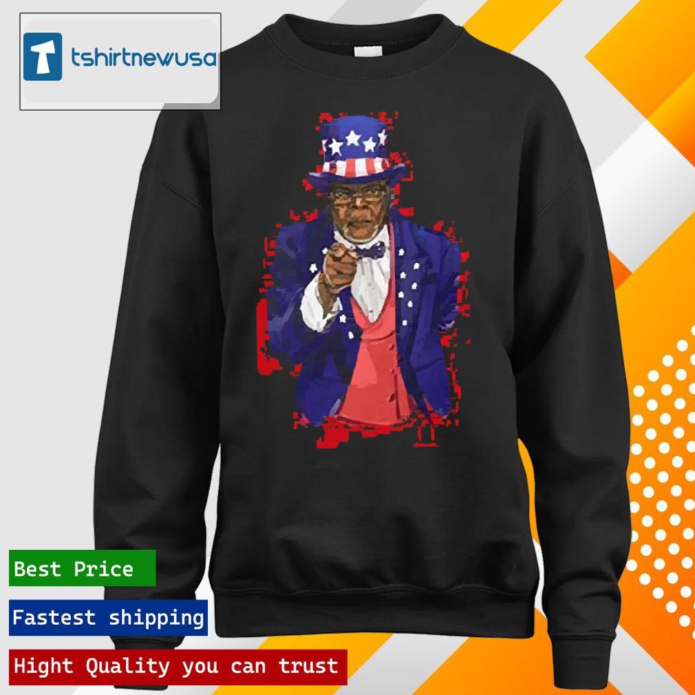 Top Sam Jackson Uncle Sam Super Bowl LIX Halftime Show 2025 T Shirt ...
