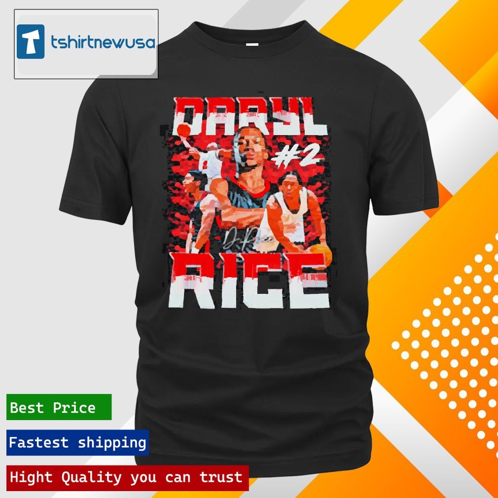 Original Number 2 Daryl Rice Heavyweight Signature 2025 T-Shirt, hoodie ...
