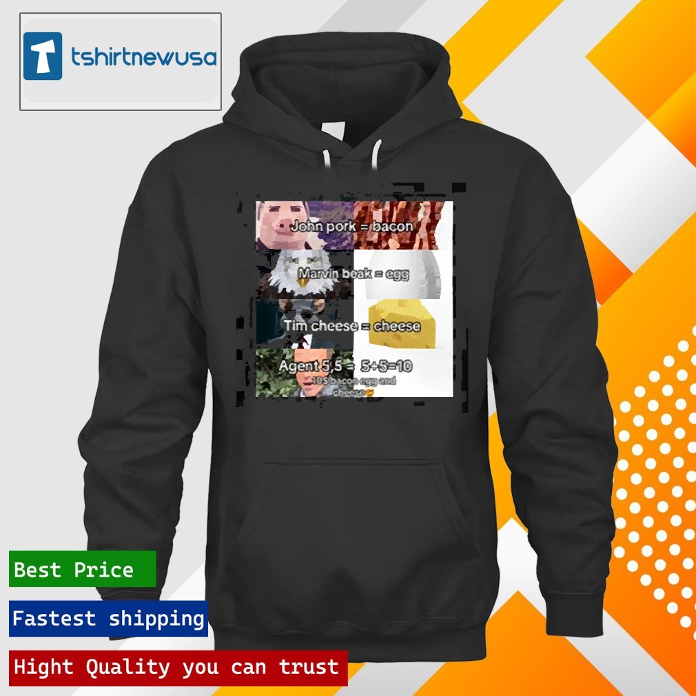 Original John Pork Bacon Marvin Beak Egg Tim Cheese 2025 T-Shirt ...