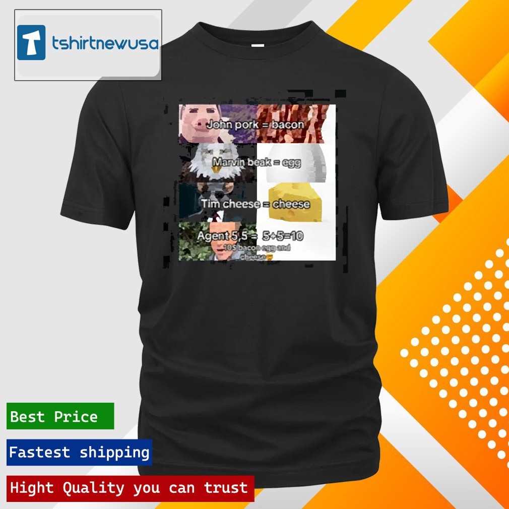 Original John Pork Bacon Marvin Beak Egg Tim Cheese 2025 T-Shirt ...