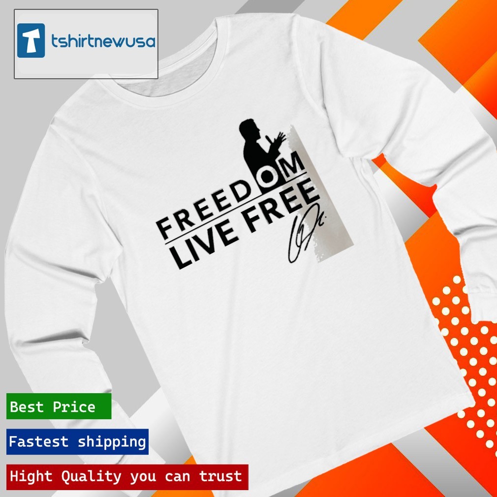 Official Turning Point Charlie Kirk Freedom Live Free 2025 T Shirt ...