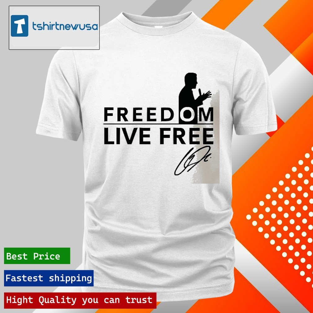 Official Turning Point Charlie Kirk Freedom Live Free 2025 T Shirt ...
