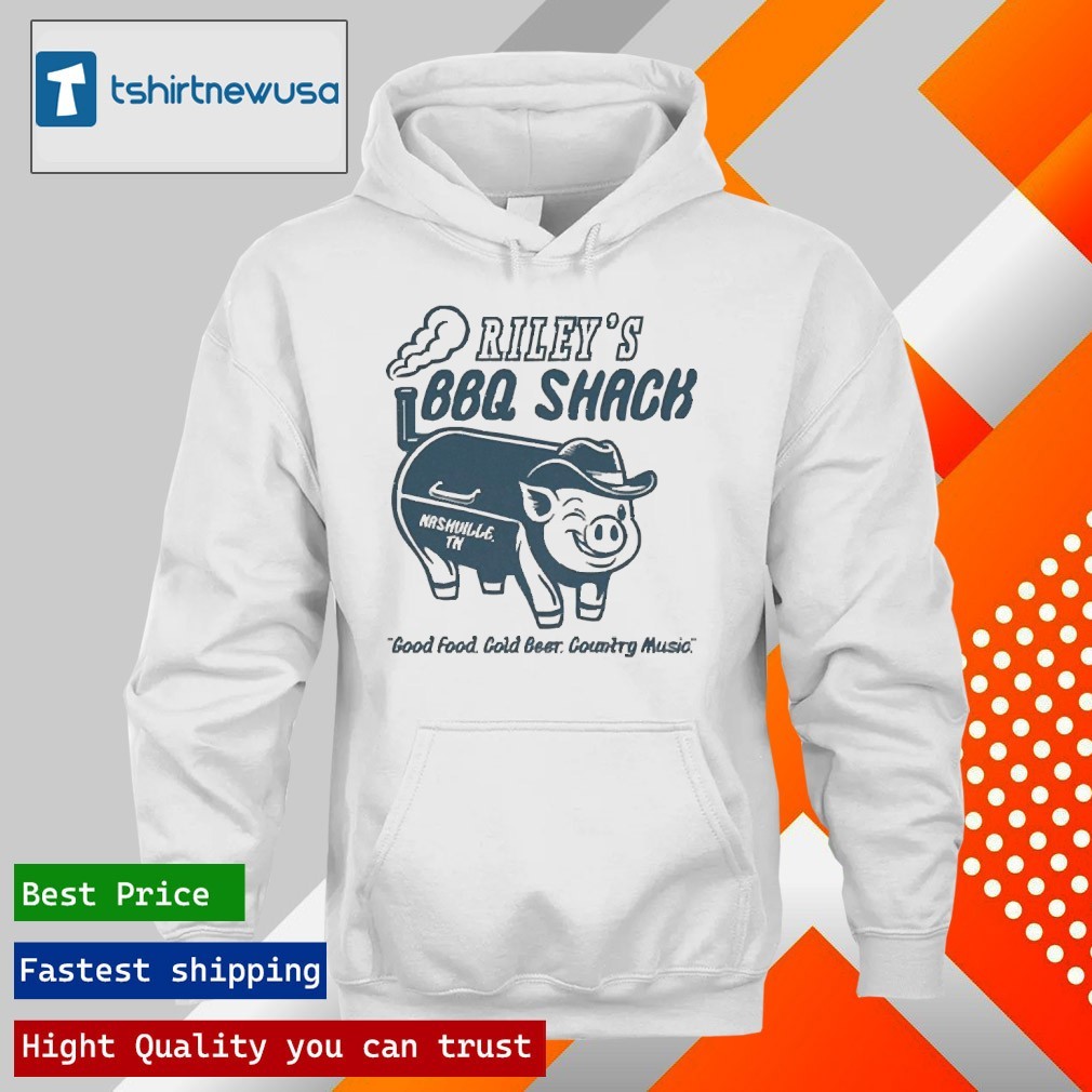 Original Riley Green Bbq Shack Pig 2025 Funny Shirt, hoodie and long ...