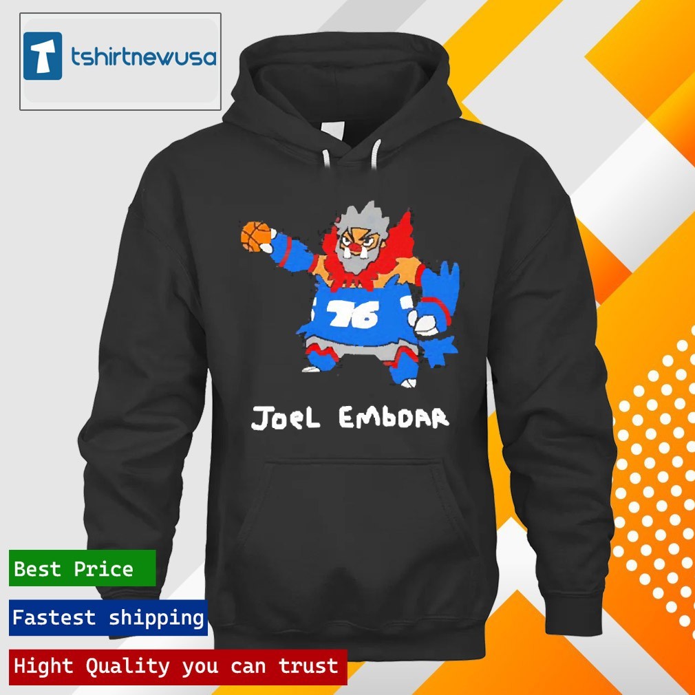 Original Emboar Pokemon X Joel Emboar Philadelphia 76ers Art 2026 T ...